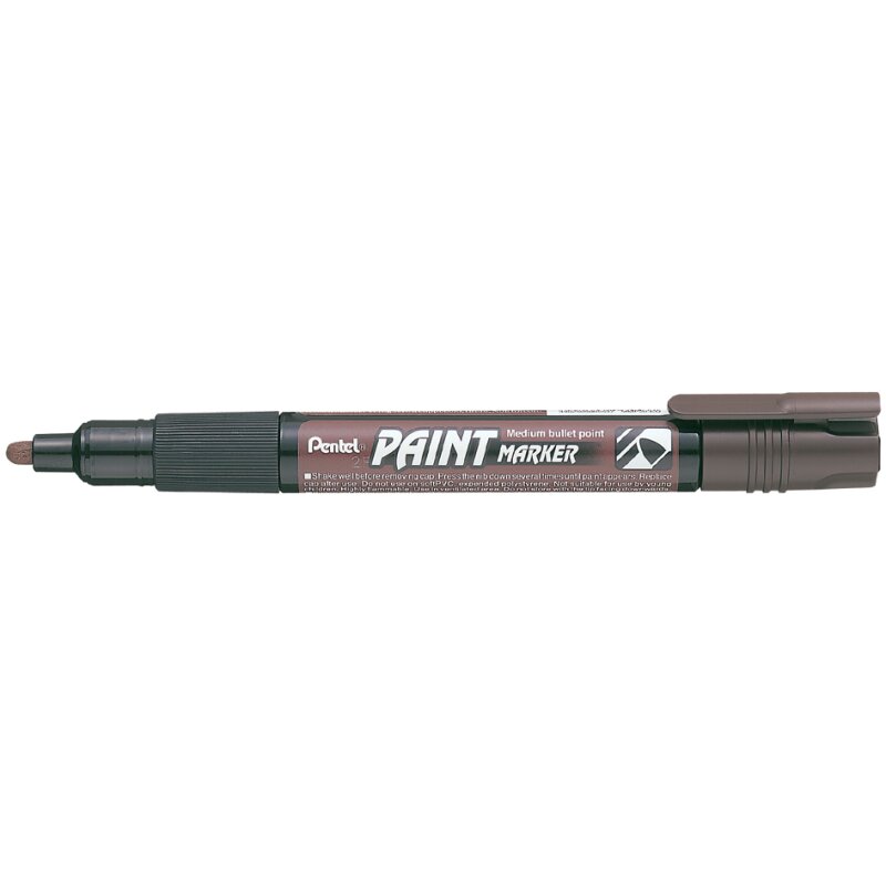 Pentel Permanent Marker PAINT MARKER MMP20 braun, 3,43