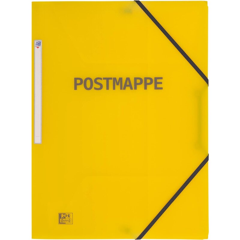Oxford Postmappe DIN A4 PP transparent-gelb, 3,62