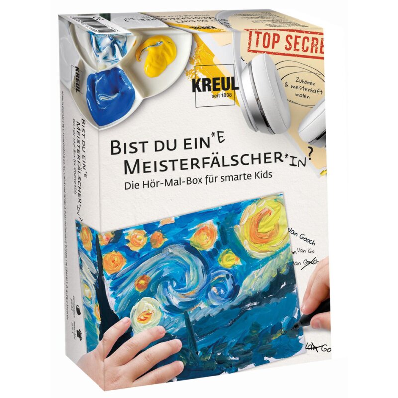 KREUL Kreativ-Set "Meisterfälscher Box Sternennacht", 12,32